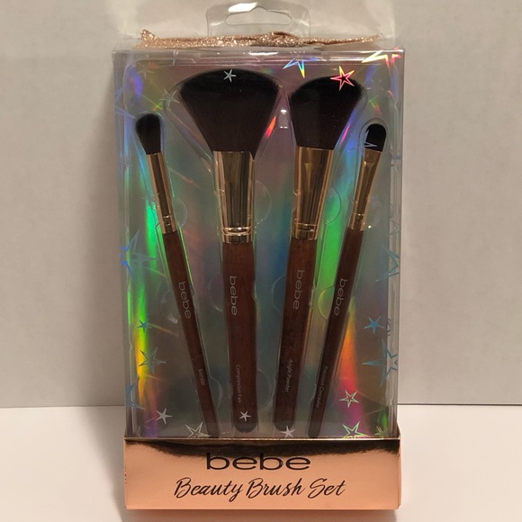bebe | Makeup | Bebe Make Up Brush Set 4 Pcs | Poshmark